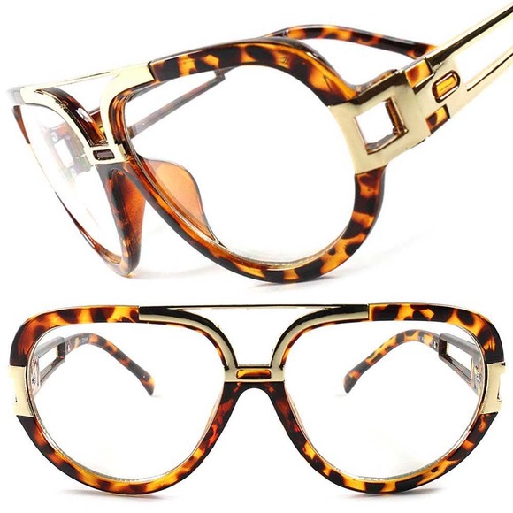 Kiss | Accessories | Tortoise Gold Vintage Retro Swag Hip Hop Rapper Dj ...